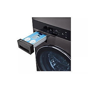 LG WKEX300HBA Single Unit Front Load WashTower™w. Center Control® 5.0 cu.ft. Washer & 7.4 cu.ft. Electric Dryer