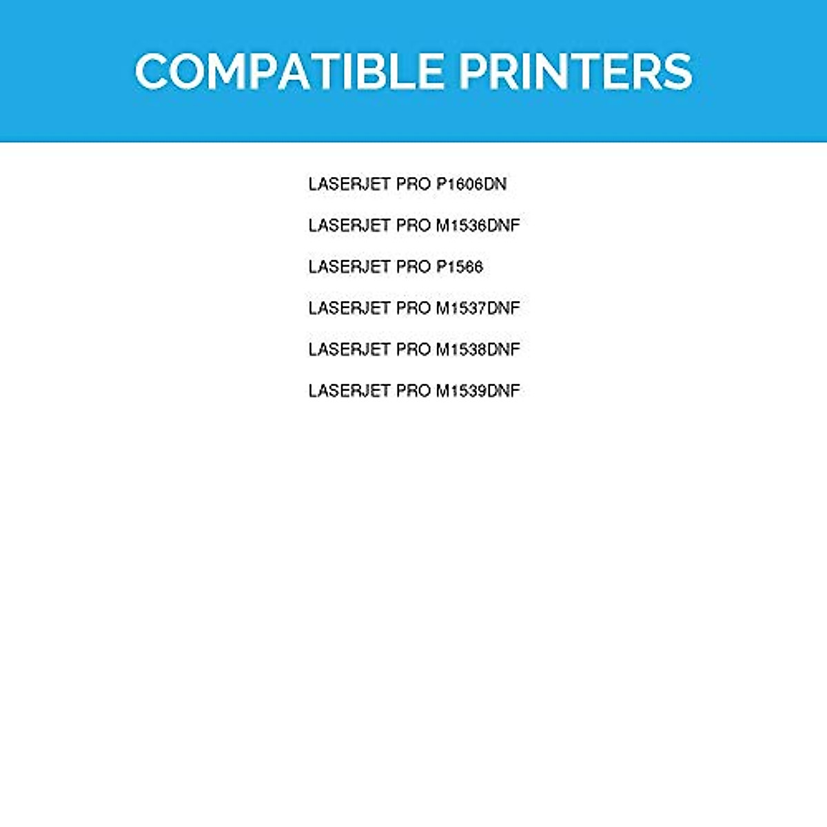 LD Products Compatible Toner Cartridge Printer Replacement for HP 78A CE278A (Black) for in use: HP-78A HP78A Laserjet Pro / Laserjet M1536dnf, M1537dnf, M1538dnf, M1539dnf, P1566, P1606dn