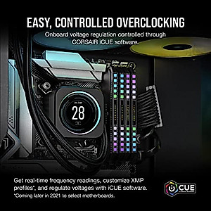 CORSAIR DOMINATOR PLATINUM RGB DDR5 RAM 32GB (2x16GB) 6200MHz CL36 Intel XMP iCUE Compatible Computer Memory - Black (CMT32GX5M2X6200C36)