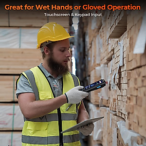 MUNBYN 2024 Android Barcode Scanner 035Pro, Android13 PDA, 4GB+64GB Barcode Scanner with Keypad, and Scanner Holster for Zebra/USPS Scanner, Rugged Carrying Barcode Scanner Holster for Zebra TC75x