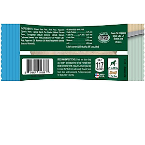 Bonies Natural Breath and Dental Formula Medium-Sized Single Bone - All-Natural Ingredients, Fresh Breath, Cleans Teeth, Low Calories, Chicken Flavor, 1 Bone