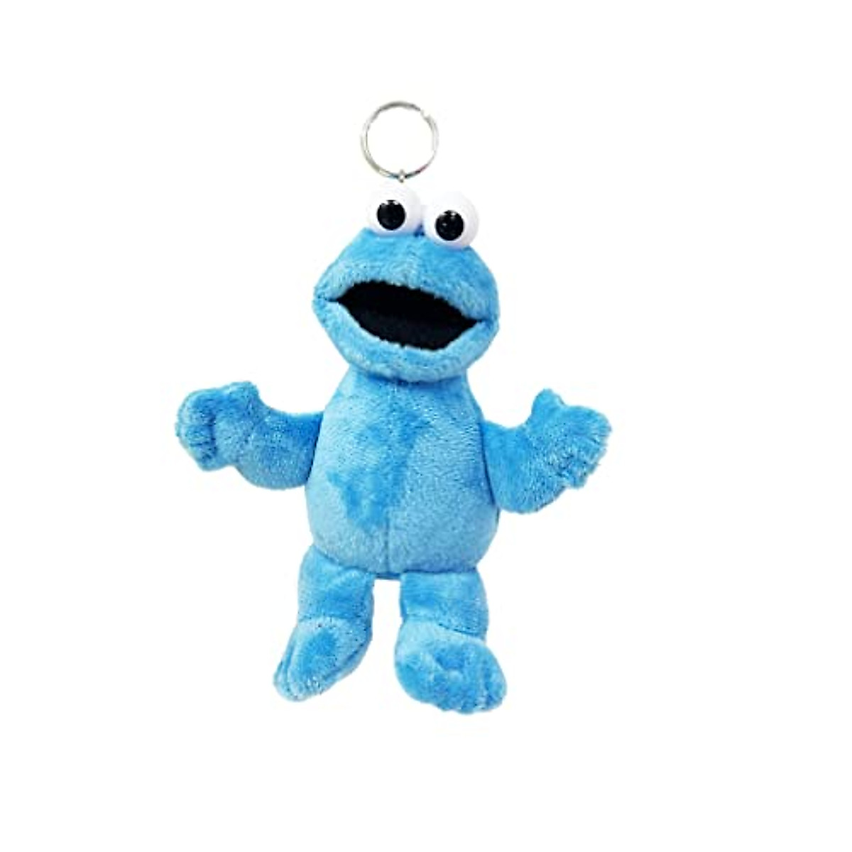 ALTAY Plush Soft Keychains Elmo, Big Bird, and Cookie Monster- Each 6 Inches Tall (Cookie Monster)