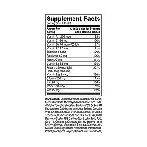 Spring Valley Prenatal Multivitamin - 100 Tablets of Essential Nutrients for You and Your Growing Baby. Includes Luall Fridge Magnetic