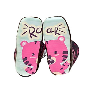 Tin Haul Infant Purrrfect Glitter Bootie Brown 1 M