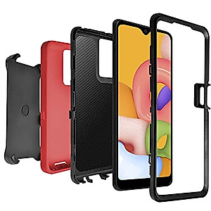 Galaxy A13(2022) Belt-Clip Holster Case,[Military Grade Drop Protection] Drop Protective Rugged Heavy Duty Case, Water-Resistance Shockproof Dustproof Durable Cover for Samsung Galaxy A13 5G(2022)