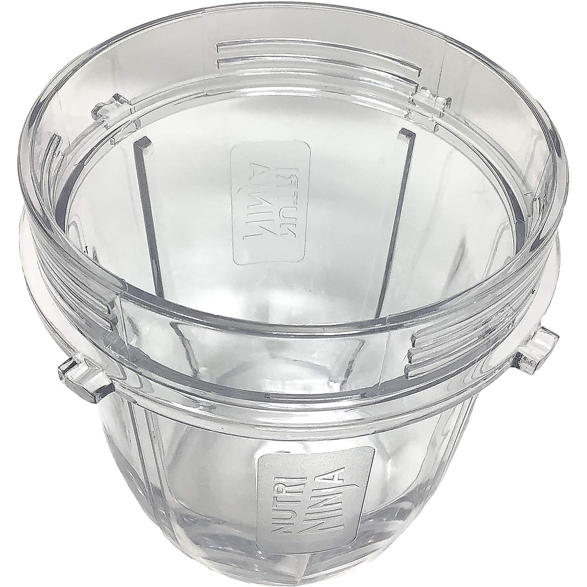 Genuine Nutri Ninja 2-Pack 12oz Tritan Cup w/Spout Lid for Auto-iQ BL450 BL456 BL480 BL482 BL490 BL494 BL641 BL680 BL681 BL682 BL687 BL2012 BN750 BN800 BN805 NN102 Blender