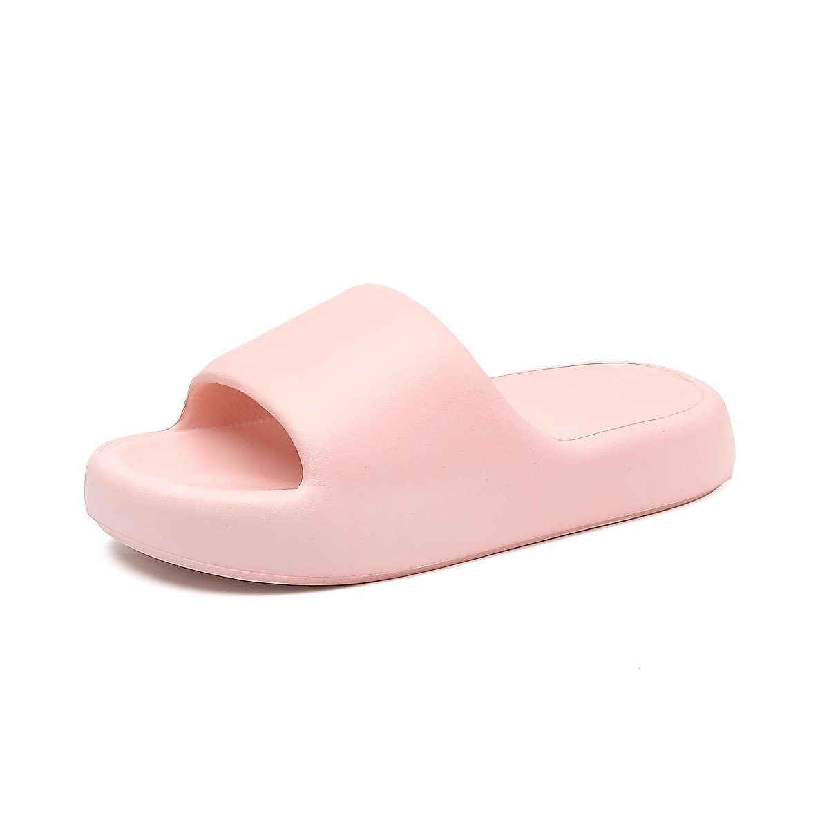 Homtechly Unisex Cloud Slides for Women and Men, Comfort Platform Lightweight Pillow Slippers Slides, Soft Foam Runner Shower House Slippers, Summer Open Toe Sandals for Indoor and Outdoor