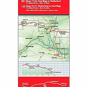 Hadrian's Wall Path: 64 Large-Scale Walking Maps & Guides to 29 Towns & Villages - Planning, Places to Stay, Places to Eat