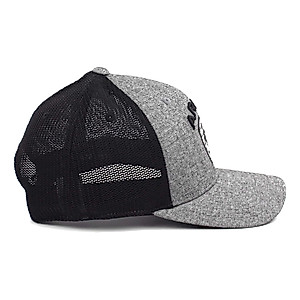 ARIAT Men's Flexfit 110 Aztec Logo Snapback, Grey