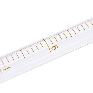 BetterUS 10ml Glass Graduated Droppers Lab Pipettes Dropper Liquid Pipette with Rubber Caps