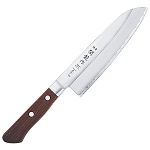 SekiRyu Molybdenum Steel Santoku Knife 165mm, SRW100, Made in Japan
