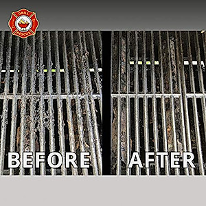 Grill Rescue BBQ Replaceable Scraper Cleaning Head, Bristle Free - Durable and Unique Scraper Tools for Cast Iron or Stainless-Steel Grates, Barbecue Cleaner (Grill Brush)