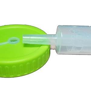 1PCS Mason Jar Lid with Airlock,Pickle Lid Mason Jar Airlock Lid Wide Mouth Pickle Lid for Home Kimchi Kit(Green)