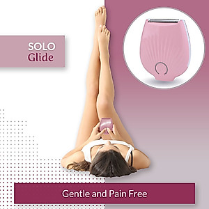 Women’s Electric Razor Shaver Trimmer - For Wet & Dry Hair - Use on Face, Legs and Bikini Area…