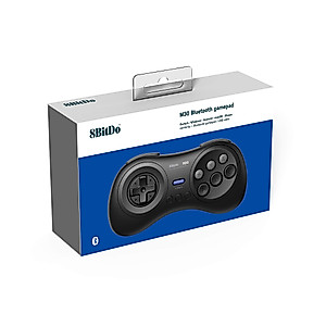 8Bitdo M30 Bluetooth Controller for Switch, Windows and Android, 6-Button Layout for SEGA’s Classic Games (Black)