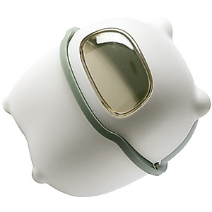 UPKOCH Slim Desk Cute Desk Trash Can Mini Trash Bin with Lid Bathroom Garbage Can Small Wastebasket Makeup Brush Container for Cupboard Bathroom Car Trash Cans