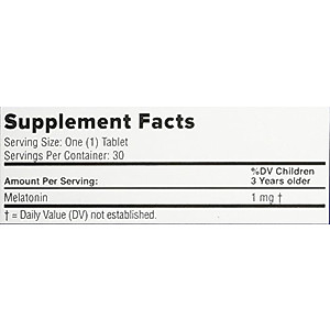 Zarbee's Naturals Children's Sleep Melatonin Supplement Chewable Tablets Grape Flavor - 30 ct, Pack of 2