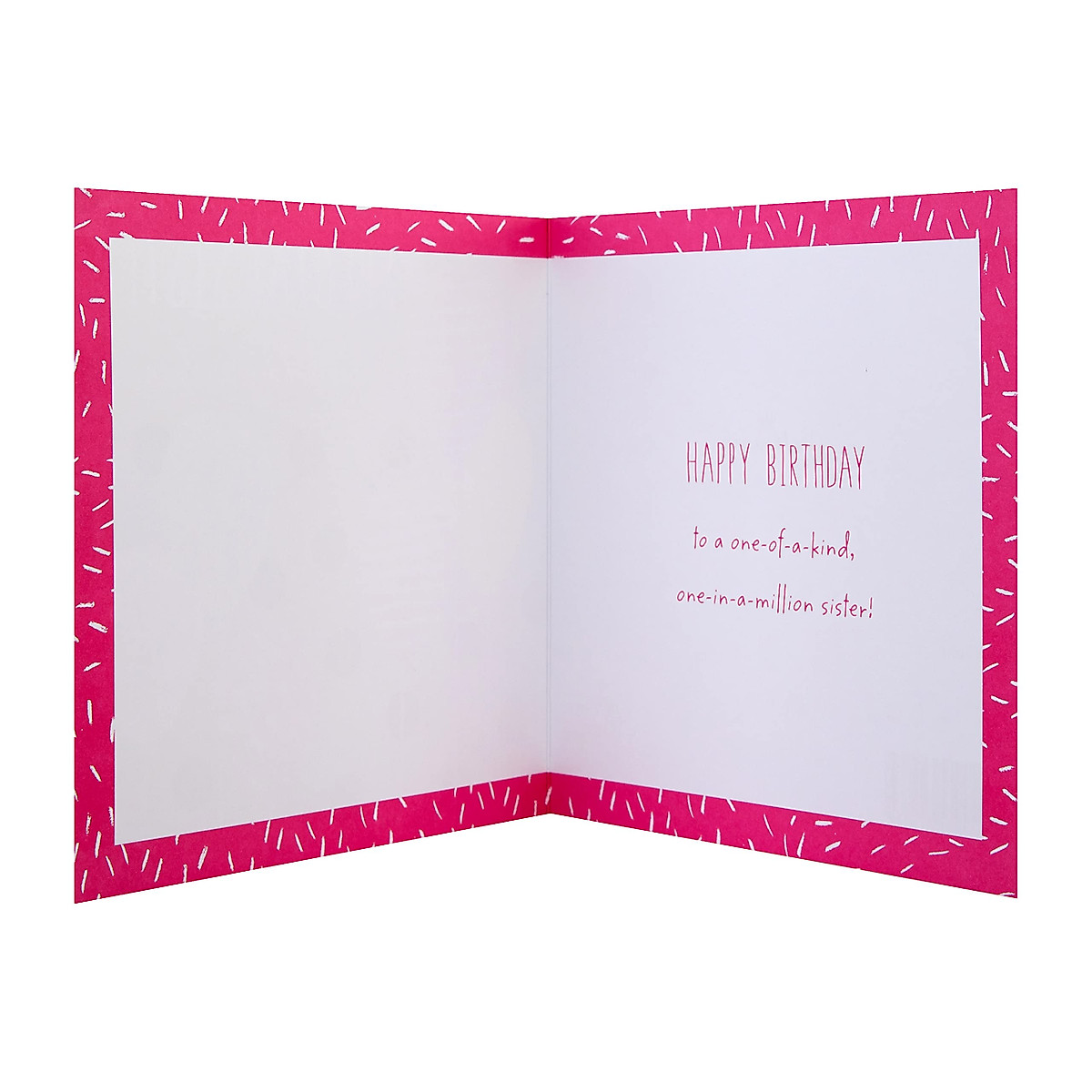 Hallmark Birthday Card for Sister - Contemporary Patterned Balloons Design