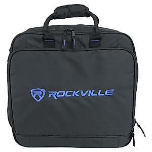 Rockville MB1615 DJ Gear Mixer Gig Bag Case 16" x 15.5" x 6",Black
