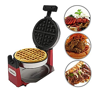 Cuisinart WAF-F10R Maker Waffle Iron, Single, Red