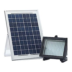 Bizlander 108LED Solar Flood Light with 1109 Lumens IP65 Rating, Manual Switch, Light Detachable, 7.4V Lithium Battery for Home Garden, Carport, Garage, Car Park, Commercial Sign Light