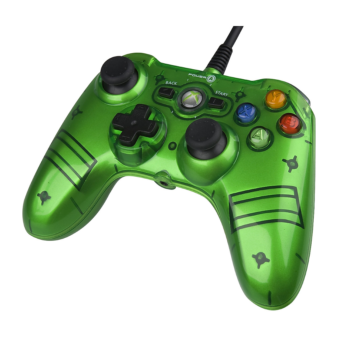PowerA Mini Pro EX Controller for Xbox 360 - Green (Wired)