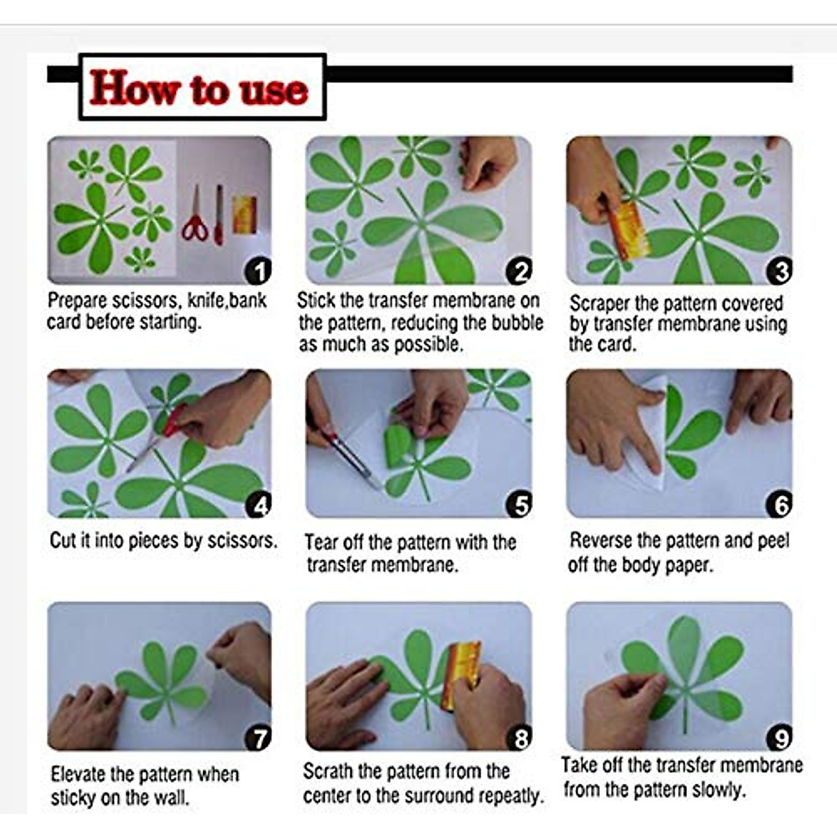 8 Pcs/Set Martial Arts Wall Stickers Removable Kids Room Boys Room Karates Sports Wall Decal(AM172)