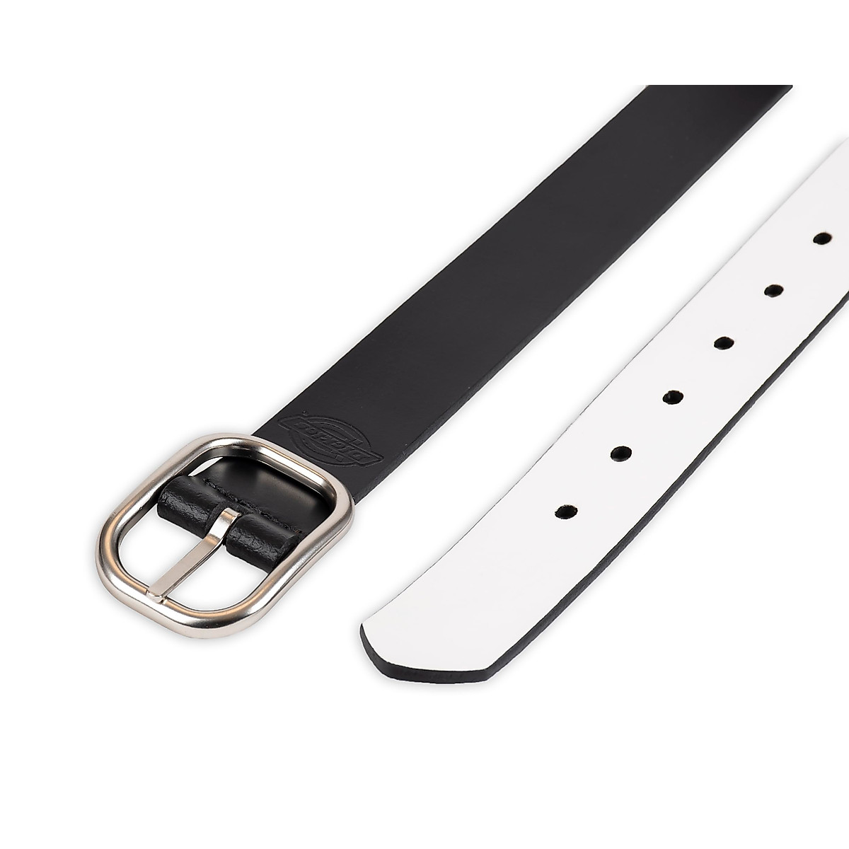 Dickies Women's Reversible Belt, Black/White, Small
