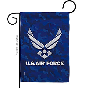 US Air Force Memorabilia Home Decor Official Armed Forces Garden Flags United State Military Tapestry Memorial American Decorations Indoor Banner Remembrance Lawn Retired Yard Sign Porch Outdoor Venteran Gifts Made in USA