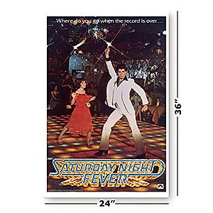 Saturday Night Fever - Movie Poster (Regular Style) (Size: 24 x 36 inches).