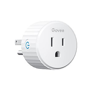 Govee Smart Plug, WiFi Outlet Compatible with Alexa and Google Assistant, Mini Smart Home Plugs with Timer Fuction & Group Controller, No Hub Required, ETL & FCC Certified, 2.4G WiFi Only (1 Pack)