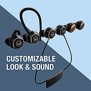 V-MODA Hexamove Pro, Wireless Earbuds - Black (HEXM-PR-BK)