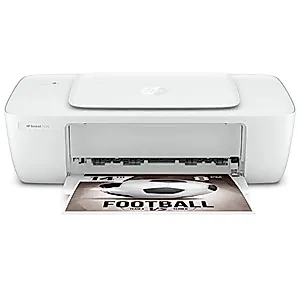 HP Deskjet 1255 Compact Wired Single-Function Color Inkjet Printer Portable Home Office Equipment, White - Print Only, USB Connectivity, 4800 x 1200 dpi, 8.5" x 14", Cbmou Printer_Cable
