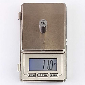 Ytterbium Metal Rod 99.99% 10diameter x20mm Length 11.0grams Element Yb Specimen