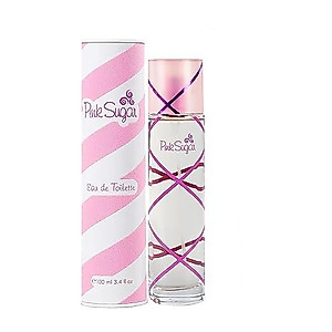 ASL - Pink sugar Perfume - Pink sugar perfume for women - Eau de Toilette 3.4 oz 100% Original with Travel size Pink rose 0.1 oz Perfume for Women.