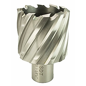 Steel Dragon Tools 1-5/8" x 1" High Speed Steel Annular Cutter with 3/4" Weldon Shank