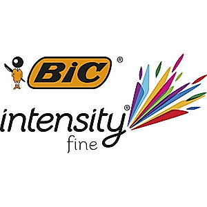 BIC 12 Intensity Fineliner Pen - Assorted Pack of 20