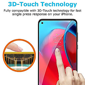 [2+2 Pack] for Motorola Moto G Stylus 5G Screen Protector and Camera Lens Protector,9H Hardness Tempered Glass Film,with 2.5D Edge Protection,HD Clear [Anti-Scratch] [Bubble Free] Easy Installation