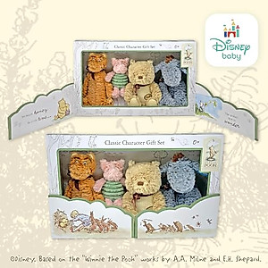 KIDS PREFERRED Disney Baby Classic Winnie The Pooh and Friends 4 Piece Plush Collector Set Stuffed Animals