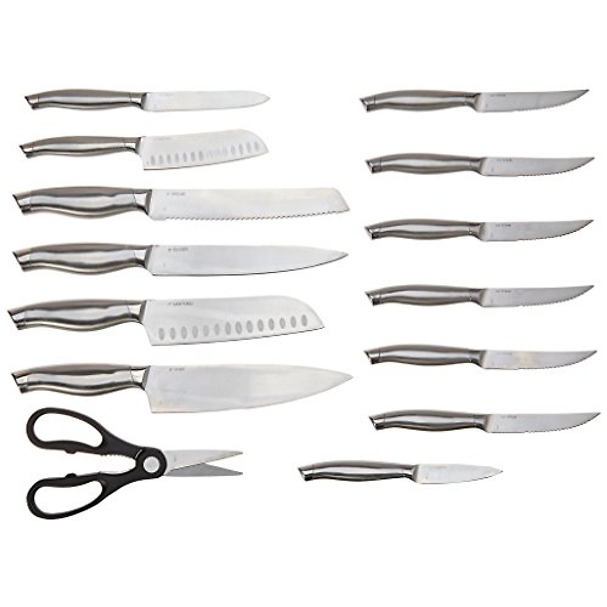 Emeril 15 Piece hollow handle knife set