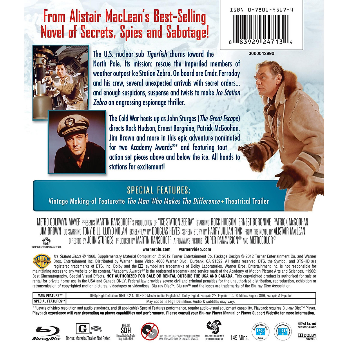 Ice Station Zebra (BD) [Blu-ray]