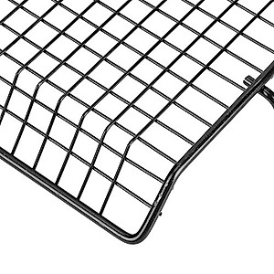 Barbecue Net, Portable Handle Iron Non-Stick BBQ Rack Barbecue Wire Mesh Grill Net for Family Gatherings, Garden Parties, picnics and Camping.