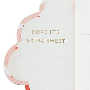 Hallmark Paper Wonder Pop Up Valentines Day Card (Honeycomb Cupcake)