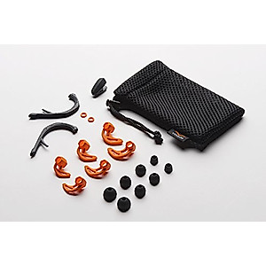 V-MODA Forza In-Ear Hybrid Sport Headphones with 3-Button Remote & Microphone - Samsung and Android Devices, Orange