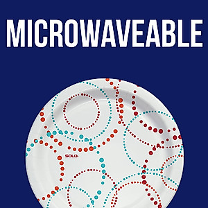 Solo Any Day Paper Plates, 8.5 Inch, 360 Count