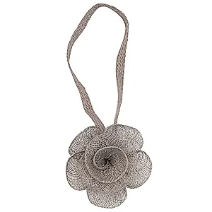 lucare 1Pc Curtain Tie Back Practical Nice-Looking Magnetic Attractive Curtain Tie Back for Living Room Light Grey