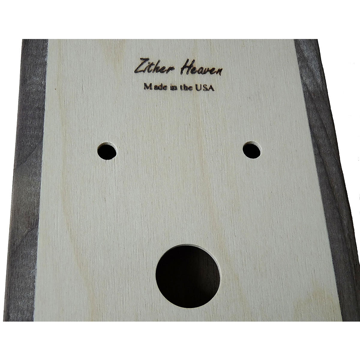 Zither Heaven Artisan Triple Wood 12 Note Thumb Piano in Cherry, Blackwalnut and Spalted Maple made in the USA