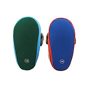 Disney Puppy Dog Pals Bingo Rolly Toddler Plush Aline Slippers with 3D Face (Gray/Tan, 7-8 M US Toddler)