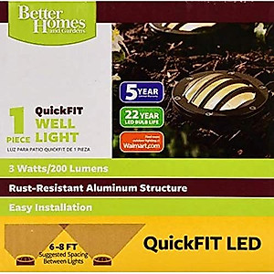 Better Home QuickFit 200 Lumen Well Light WM8 BH17-092-099-25