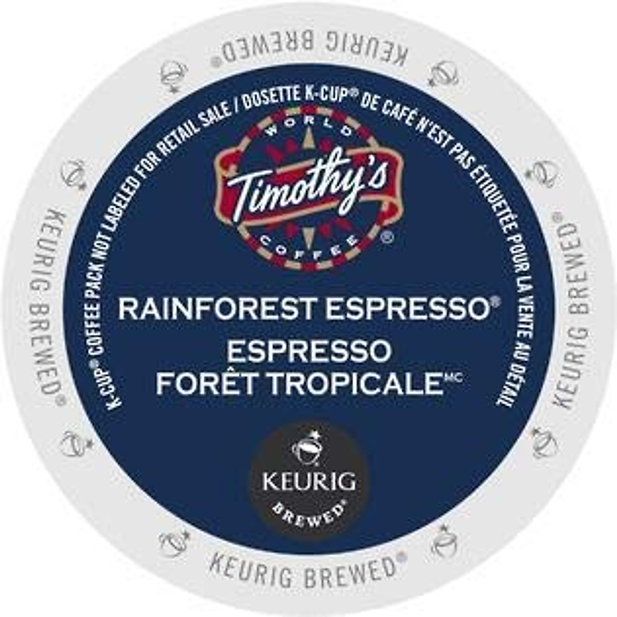 Timothy's World Coffee Rainforest Espresso 96 K-Cups